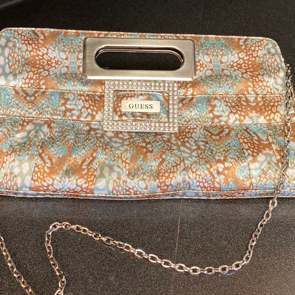 Guess | Bags | Beautiful Satin Rhinestone Cross Body Purse | Poshmark